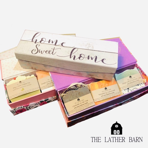 THE LATHER BARN | Bath | 3 Pk Assorted Goatmilk Lather Essential Quote ...